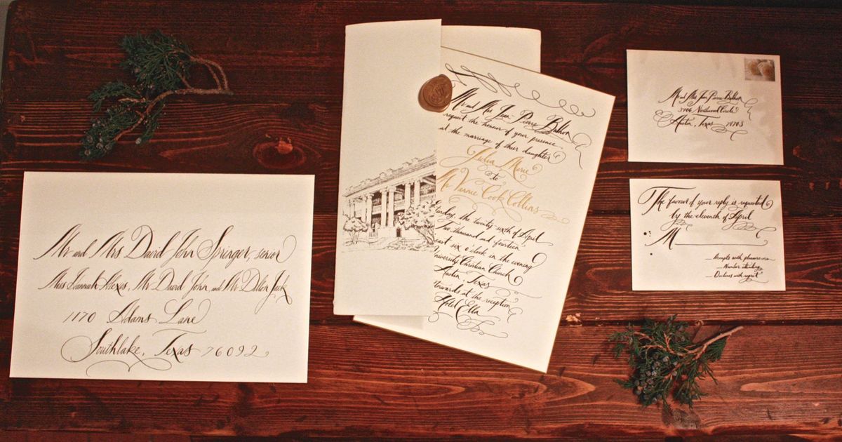 Tara Jones Calligraphy | Dallas Invitations & Print | PartySlate